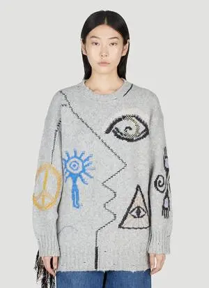 Stella McCartney Folklore Embroidery Sweater