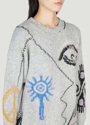 Stella McCartney Folklore Embroidery Sweater