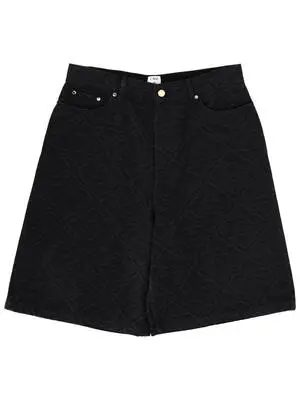 Casablanca Laser Monogram Shorts - Black