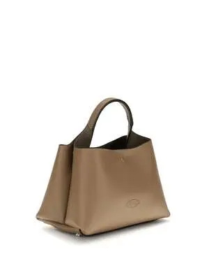 TOD'S Micro Leather Handbag - Cream