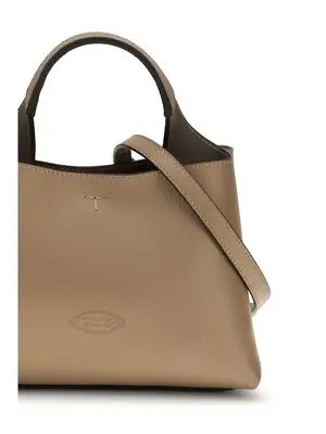 TOD'S Micro Leather Handbag - Cream