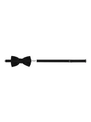 Saint Laurent Velvet Bow Tie - Multicolor