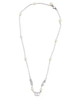 Valentino Garavani Collana Ovalette - Silver