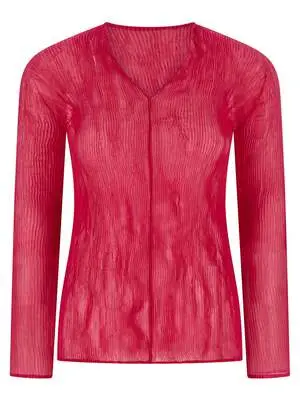 Issey Miyake Chiffon Twist 1 Top - Pink