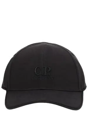 C.P. COMPANY Cappello In Gabardine Di Cotone - Black