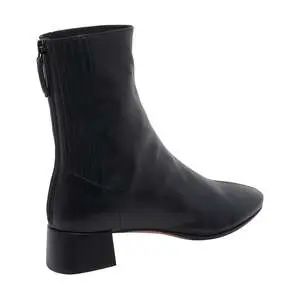 AQUAZZURA Suede Ankle Booties - Black