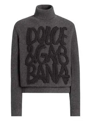 Dolce & Gabbana Long Sleeve Turtle-neck Sweater - Multicolor