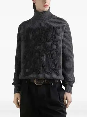 Dolce & Gabbana Long Sleeve Turtle-neck Sweater