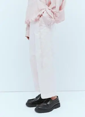 Dries Van Noten Twill Cargo Pants - Pink