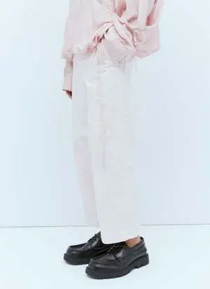Dries Van Noten Twill Cargo Pants - Pink