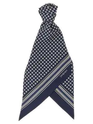 Saint Laurent Lavallière Scarf - Blue