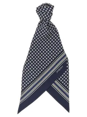 Saint Laurent Lavallière Scarf - Blue