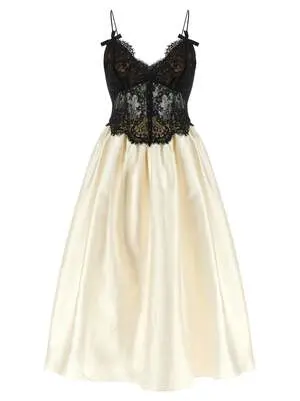 SELF-PORTRAIT Dress With Bodice - Multicolor