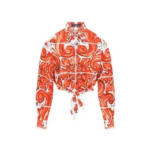Dolce & Gabbana Tie Detailed Shirts For Women