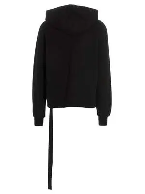 Rick Owens Asymmetrical Stitching Hoodie