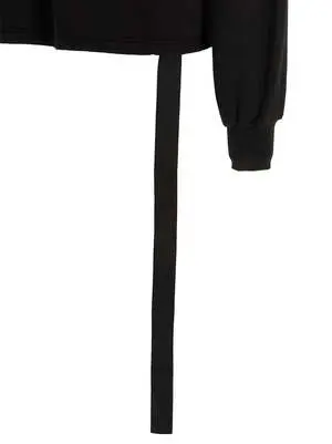 Rick Owens Asymmetrical Stitching Hoodie