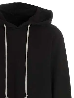 Rick Owens Asymmetrical Stitching Hoodie