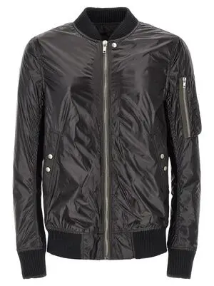 Rick Owens Classic Flight' Bomber Jacket - Black