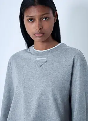 Prada Logo Motif T-shirt