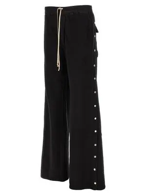 Rick Owens Wide Pusher Trousers - Black