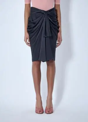 Chloé Draped Knot Detail Skirt