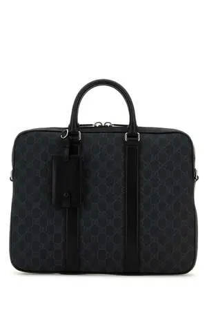 Gucci Gg Supreme Fabric Briefcase - Multicolor