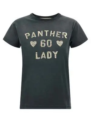 Valentino Garavani Valentino Garavani Women Valentino Garavani 'Panther Lady' T-Shirt Gray