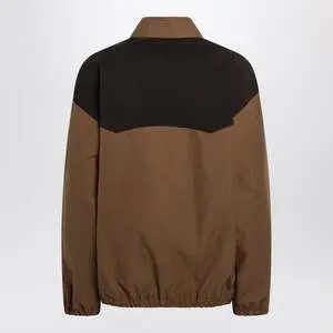 Miu Miu Oversized Vichy Check Blouson - Brown