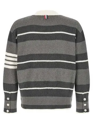 Thom Browne Striped Cardigan