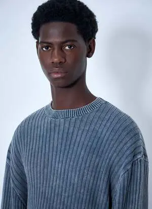 Balenciaga Ribbed Knit Sweater