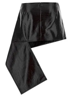 COURREGES Fold Vinyl Mini' Skirt