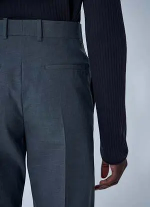 JIL SANDER Tailored Wool-blend Trousers
