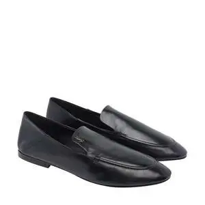 Saint Laurent Plain Leather Loafers