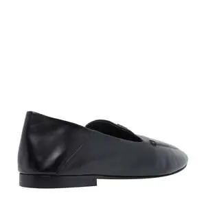 Saint Laurent Plain Leather Loafers