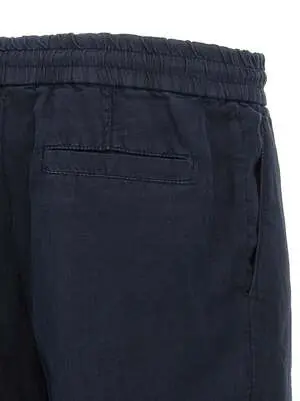 Brunello Cucinelli Linen Bermuda Shorts - Blue