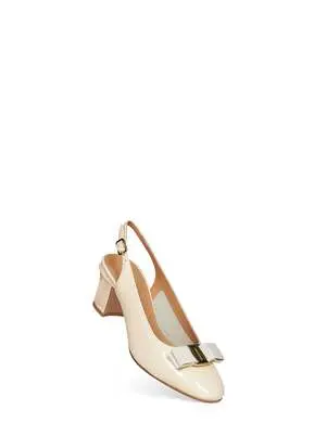 FERRAGAMO Mascarpone Vara Bow Slingback Pumps - Multicolor