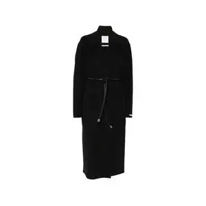 Sportmax Coats Single Breasted Coats - Black