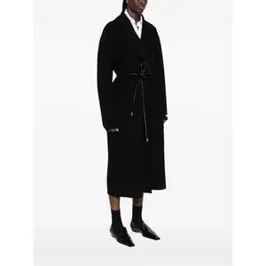 Sportmax Coats Single Breasted Coats - Black