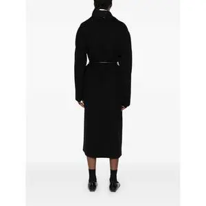 Sportmax Coats Single Breasted Coats - Black