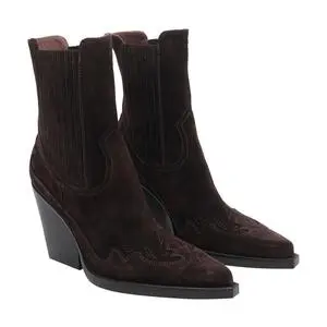 Paris Texas Dallas Texano Booties - Brown