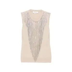 Sportmax Neutrals Tops Vests & Tank Tops