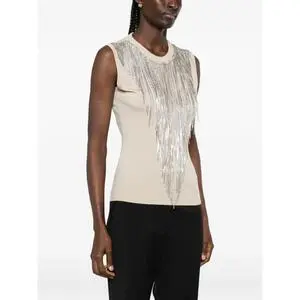Sportmax Neutrals Tops Vests & Tank Tops