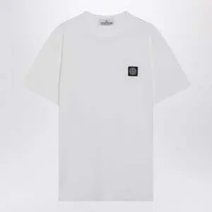 Stone Island Slim-fit Cotton T-shirt - White