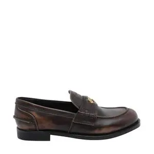 Miu Miu Miu Miu Women Penny Loafers Brown