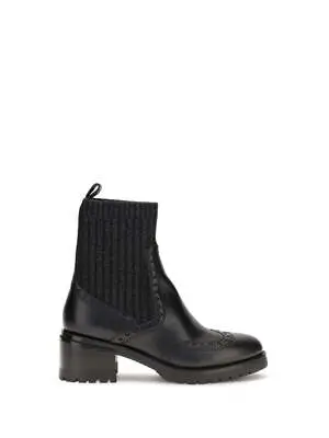 Santoni Ferret Leather Boots