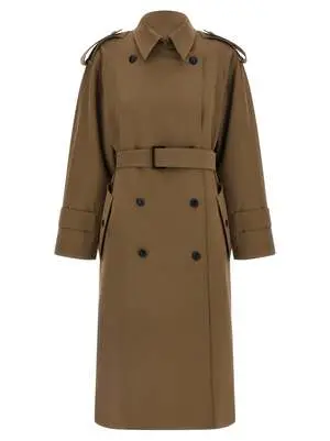 Max Mara Mxmcerto' Trench Coat - Brown