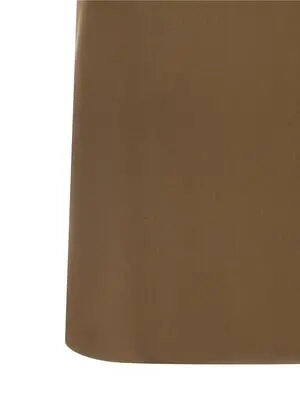 Max Mara Wool Gabardine Trench Coat - Brown