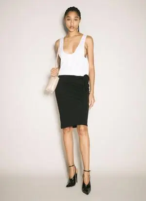 Saint Laurent Cut-out Skirt