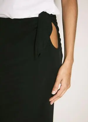Saint Laurent Cut-out Skirt