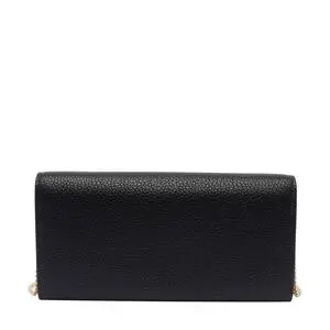 FERRAGAMO Calf Leather Shoulder Bag - Black
